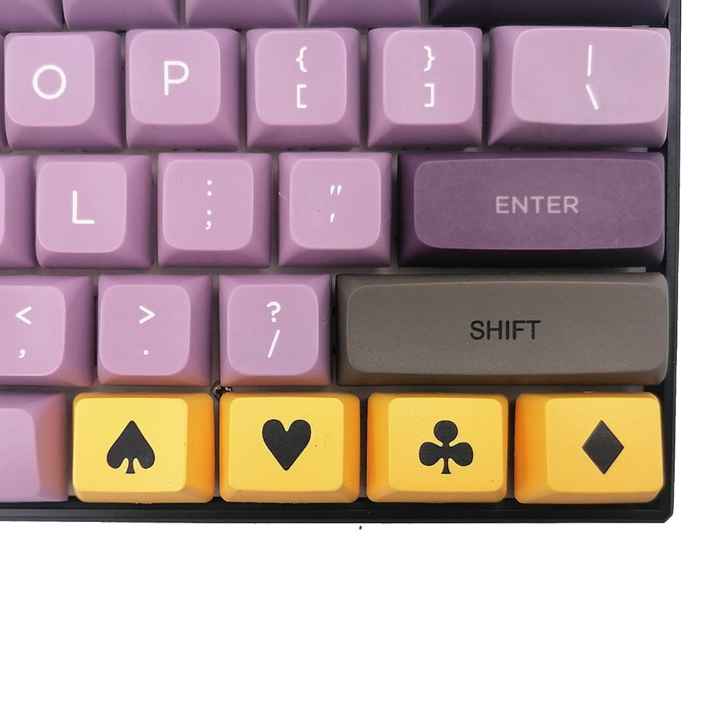 Osdhezcn 1.25U OEM Profile Keycaps For Mechanical Gaming Keyboard 4 Keys PBT Poker Design ...
