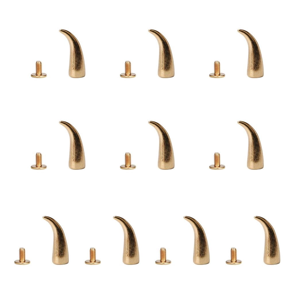 Osdhezcn 10 Pack Leathercraft Rivets Alloy Texture for Leather ...