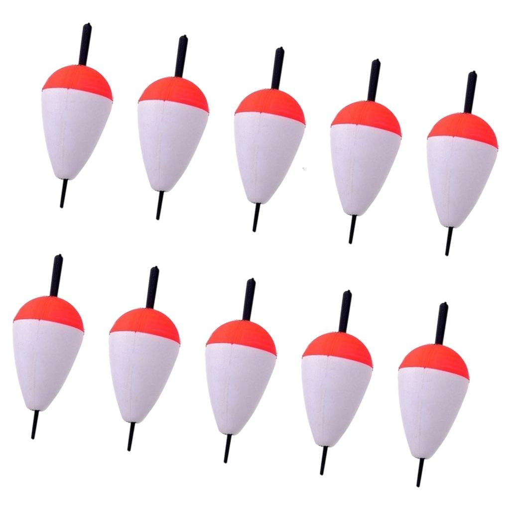 Osdhezcn 10Pcs Fishing Float Foam Fishing Float Buoys Red And White ...