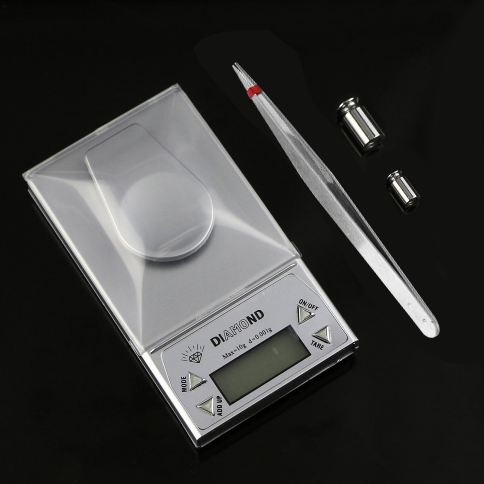 Osdhezcn 10g/0.001g Milligram Precision Digital Jewelry Diamond Scale ...