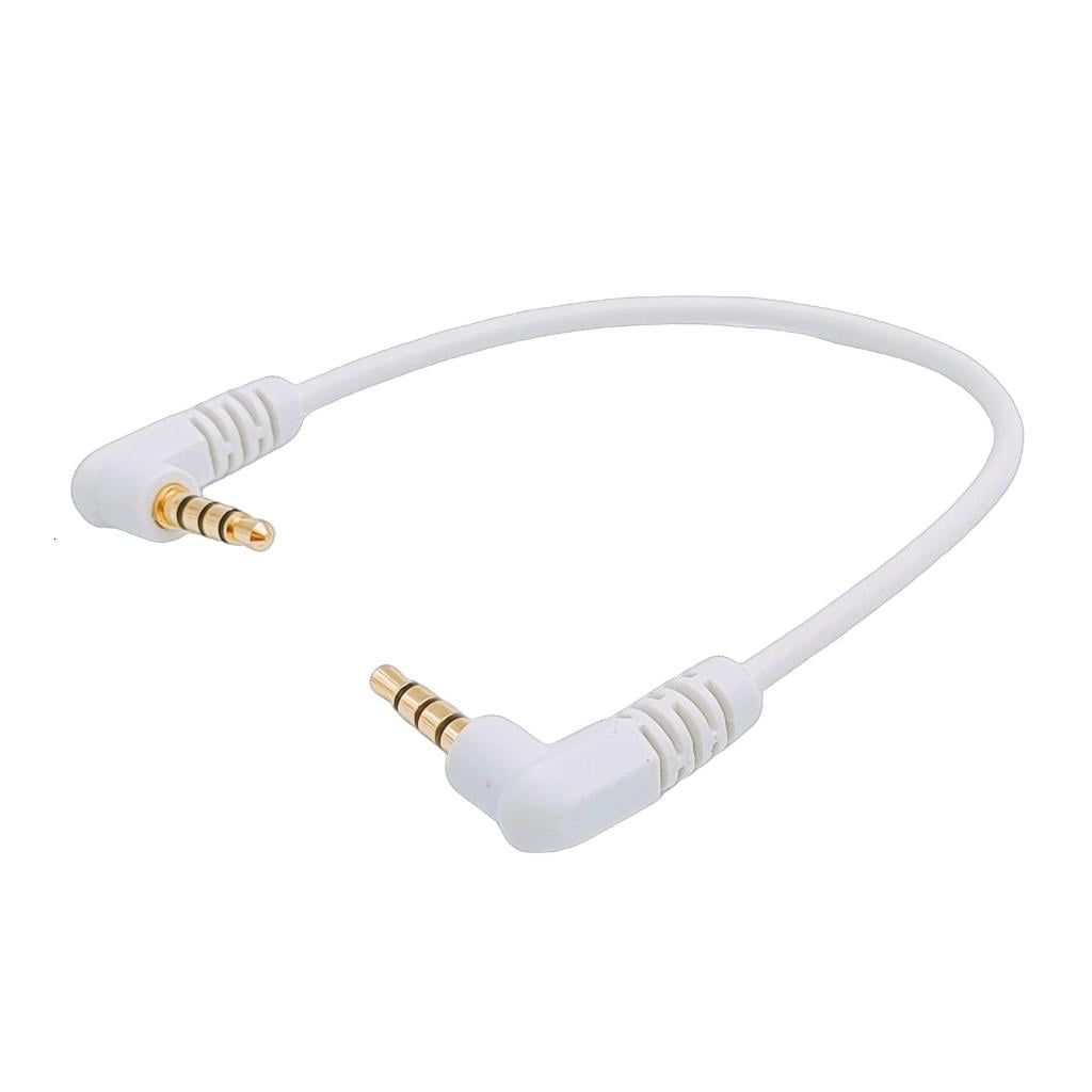 Osdhezcn 20cm Double Elbow 3.5mm Auditory Cable Doube Angled Connectors ...