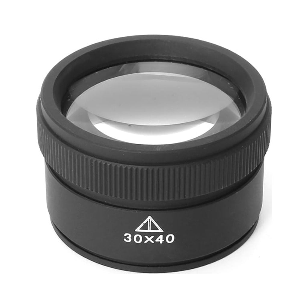Osdhezcn 30x40 Optics Loupe Metal Magnifier Coins Eye Rocks Stamps ...