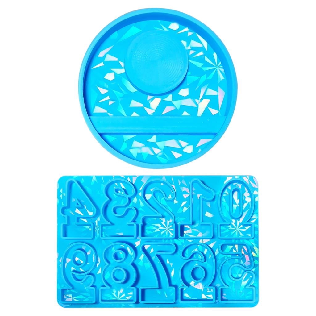 Osdhezcn 3D Candlestick Silicone Mold Decorative Number Candle Stand ...