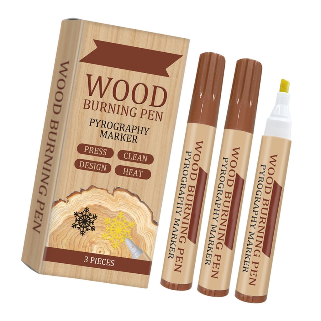 Osdhezcn 3Pieces Wood Burning Pen Pyrography Marker for Wood Painting,Wood Burning Marker ...