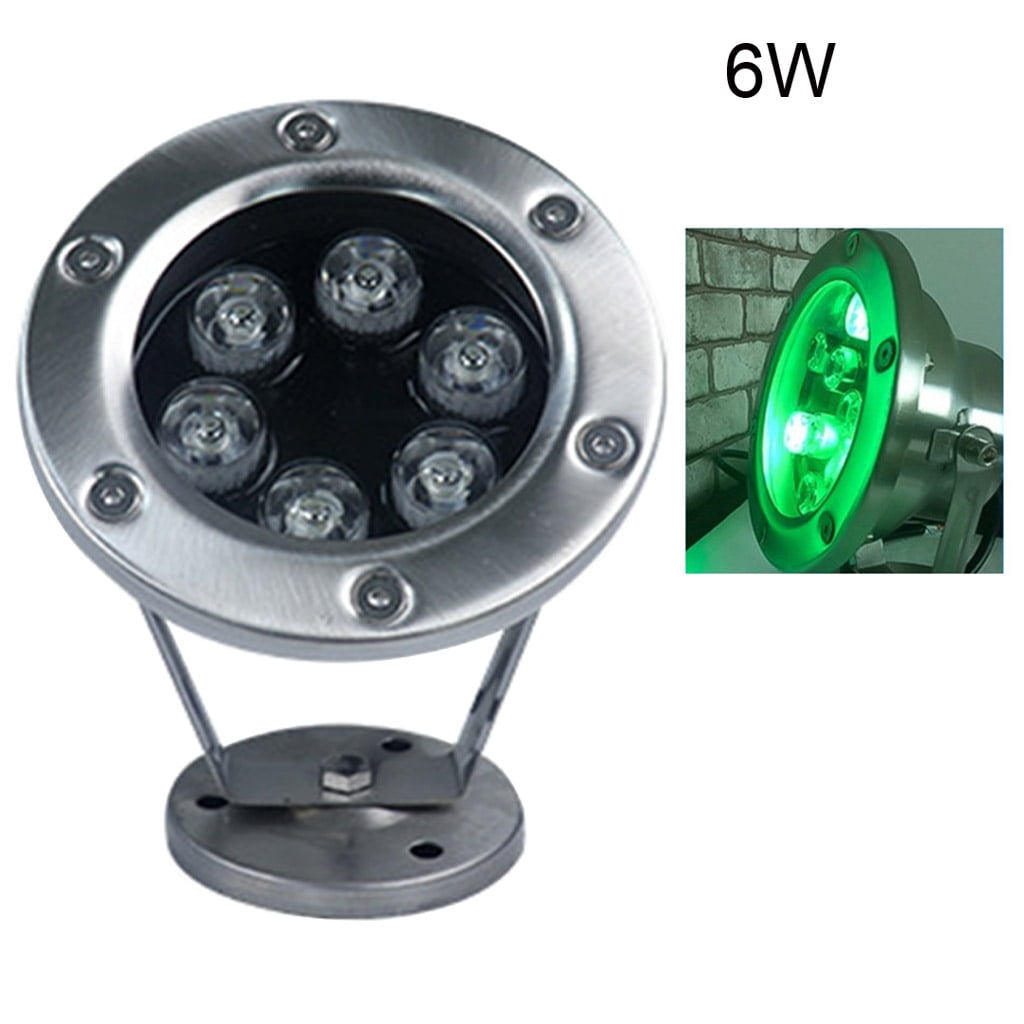 Osdhezcn 3W/6W/9W/12W 12V~24V Stainless Steel LED Fountain Light Color ...