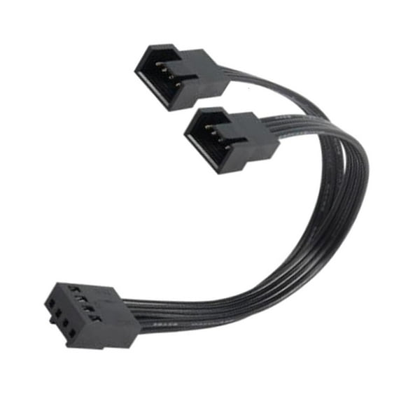 Osdhezcn 4Pin PWM Y Cable Splitter for Double Fan Connection Wide ...