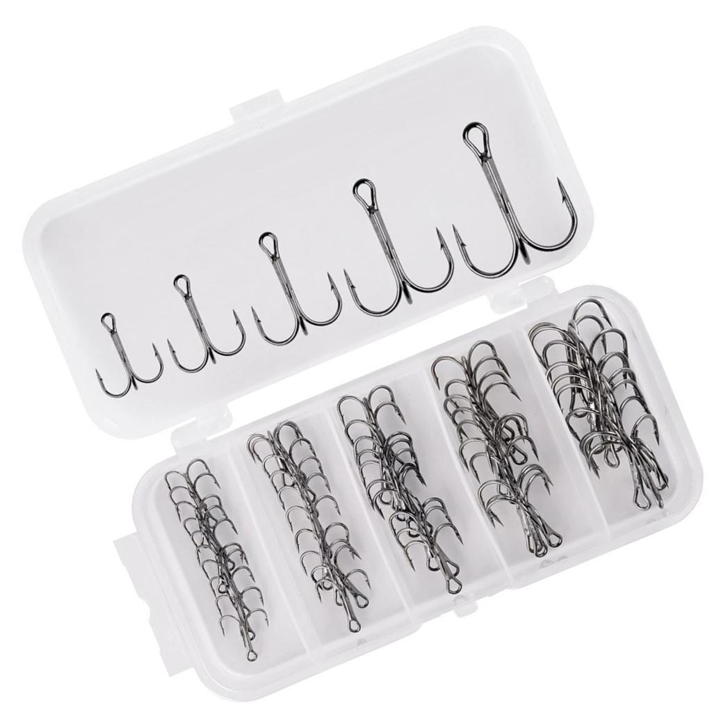 Osdhezcn 50Pcs/pack Sharply Round Bend for Lures Baits Saltwater ...