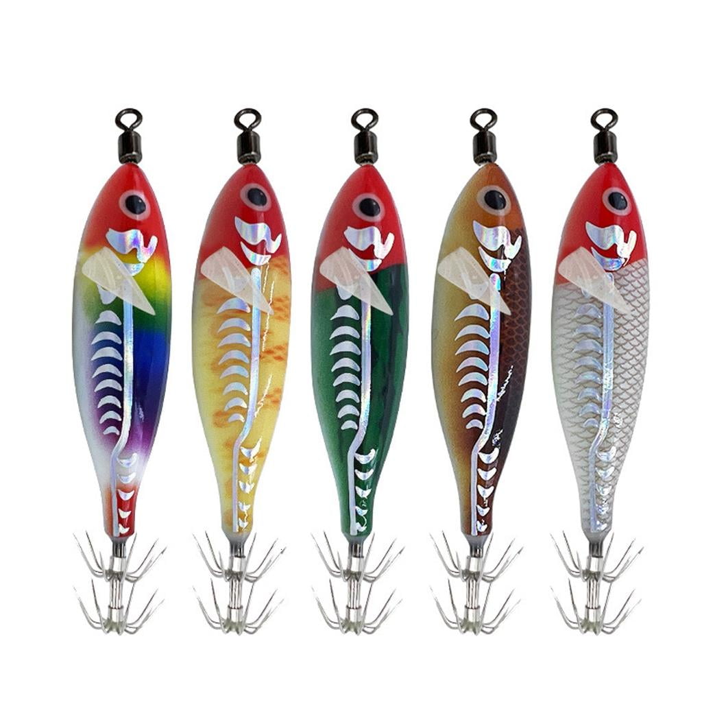 Osdhezcn 5Pcs Artificial Shrimp Cuttlefish Hard Fishing Baits for ...