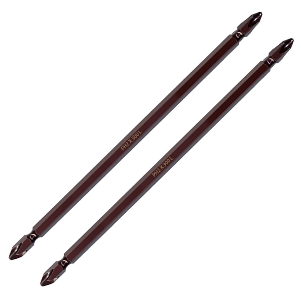 Osdhezcn 65mm-300mm Screwdriver Bit Set Phillipses Double Head PH2 ...