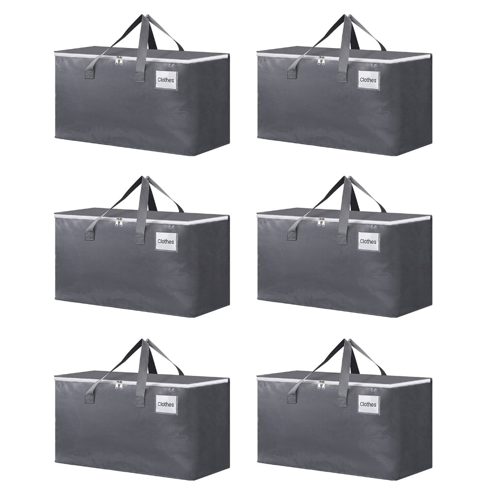 Osdhezcn 6Pcs Oversized Moving Bags with Handles,Heavy Duty Storage ...
