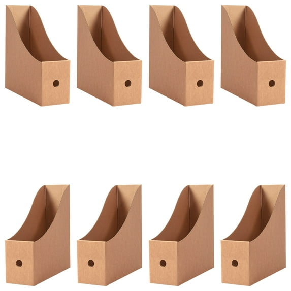 Osdhezcn 8 Pcs Cardboard Magazine File Holders Magazine Storage Box ...