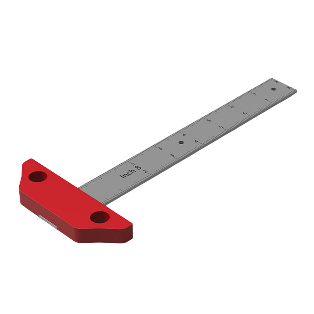 Osdhezcn 8inch/200mm Double Side Scale Measuring Ruler Scribing Ruler ...