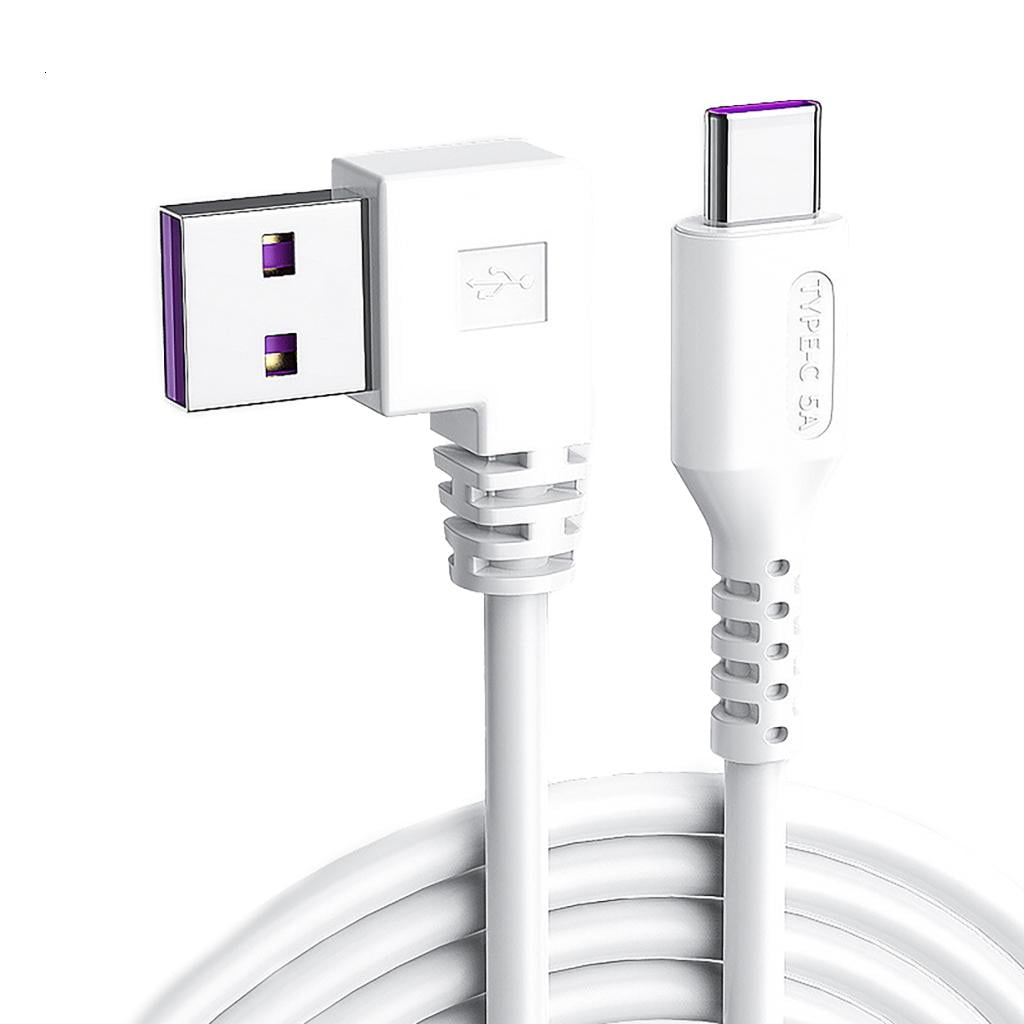 Osdhezcn 90 Degree Right Angle USB to Type C Data Cable Cord Support 5A ...