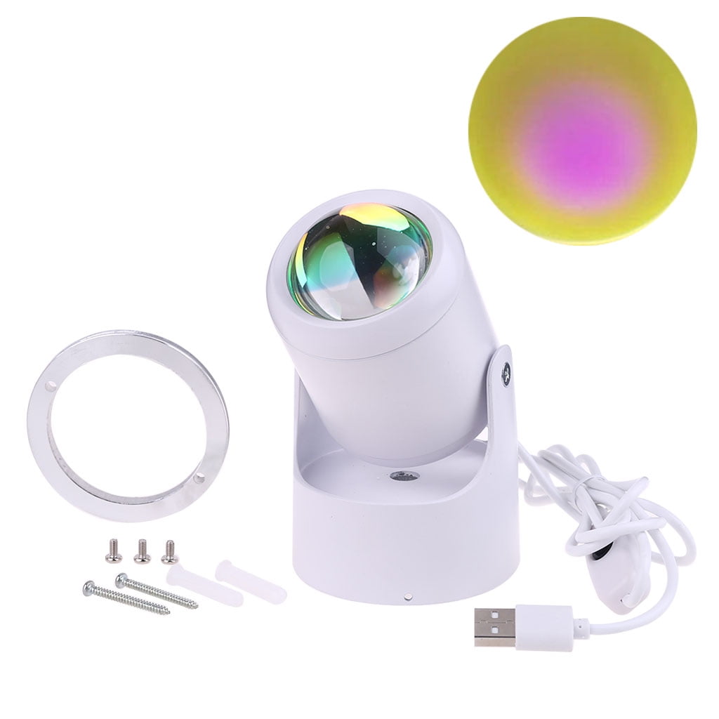 Osdhezcn 90 Degree Romantic Visual LED Light with USB Modern Floor ...