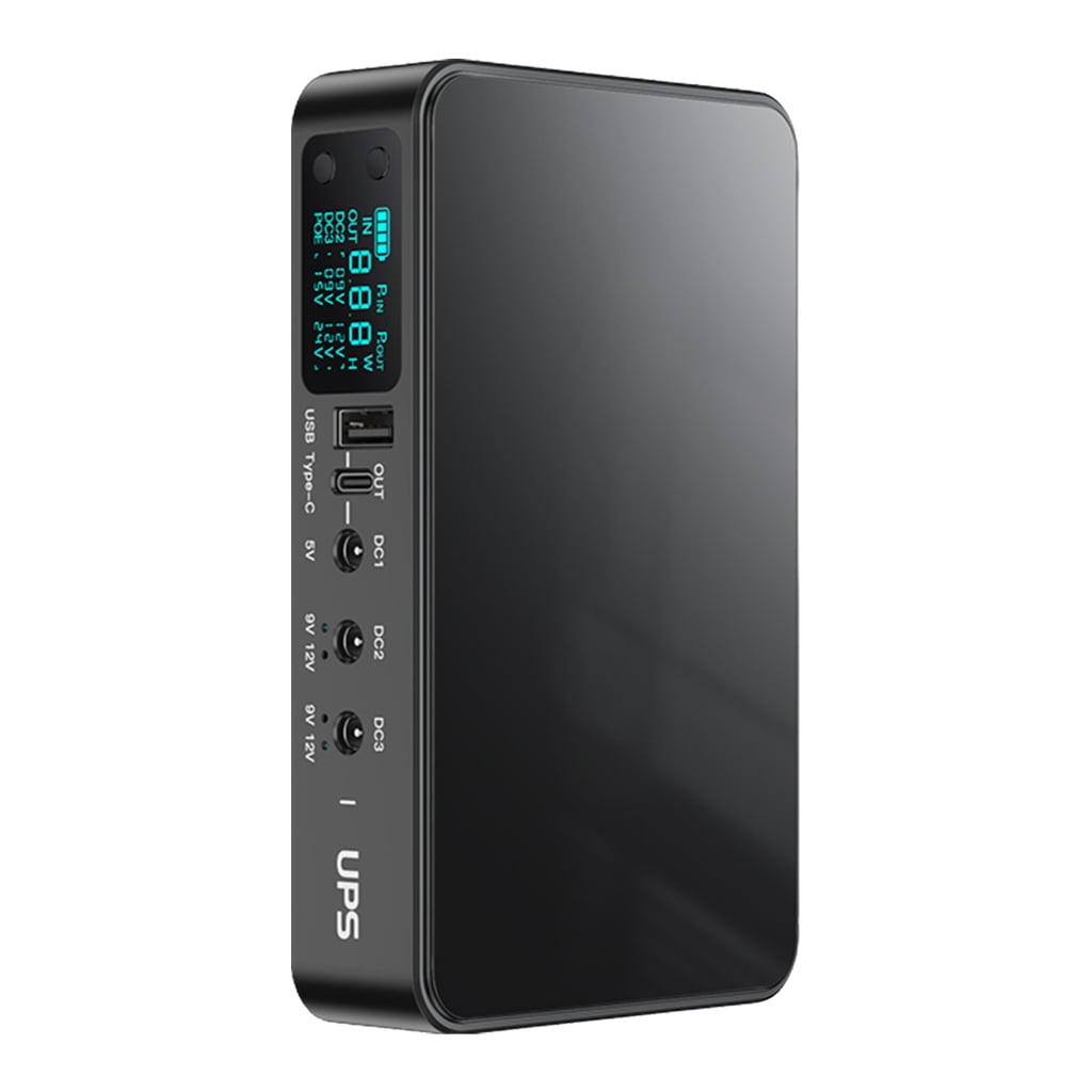 Osdhezcn 9000mAh/10400mAh/18000mAh 5V 9V 12V UPS Uninterruptible ...
