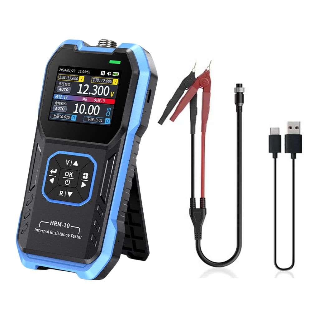 Osdhezcn Advanced Battery Testing Device Voltages & Resistance Meter ...