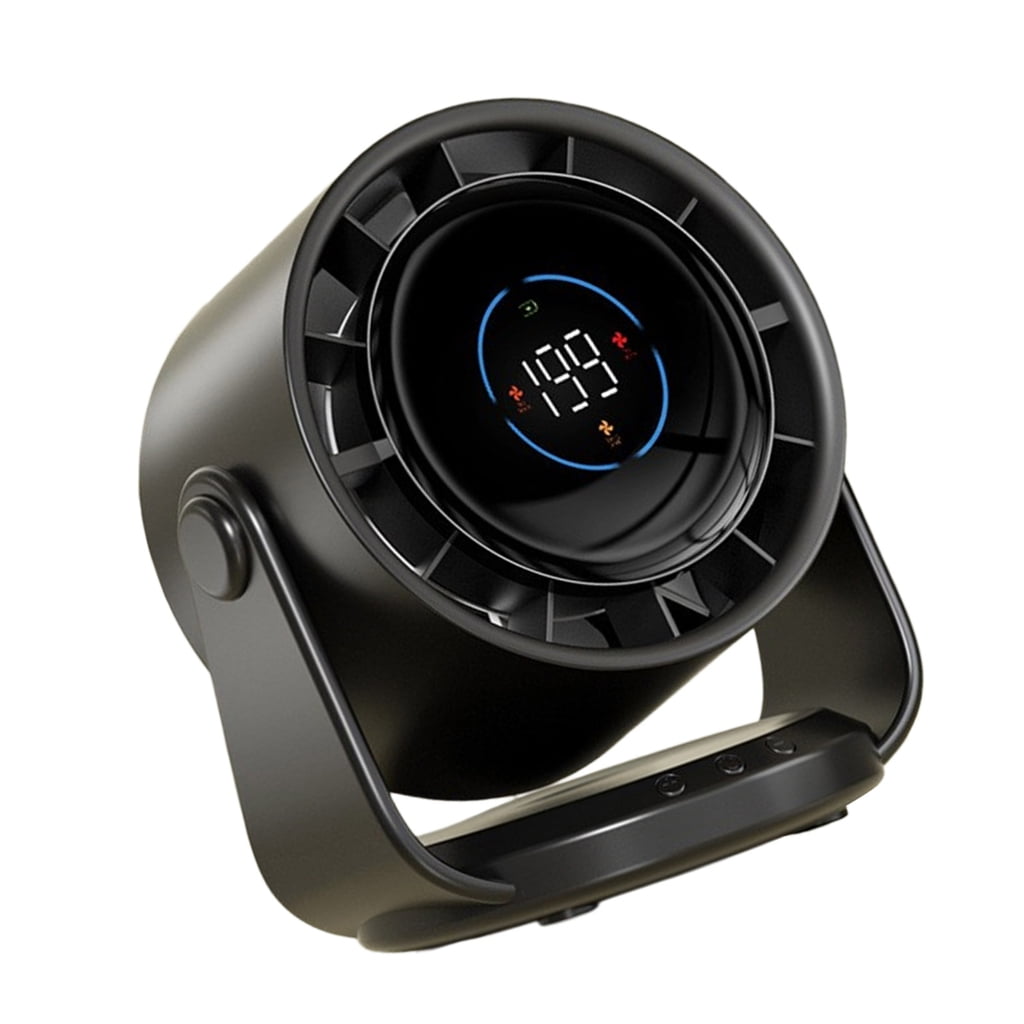 Osdhezcn Air Cooling Fan Small Desk Fan Digital Display Fan Quiet Fan ...