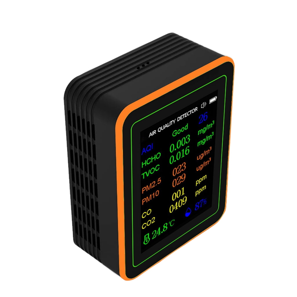 Osdhezcn Air Quality Pollution Meter HCHO TVOC CO CO2 PM2.5 PM10 ...