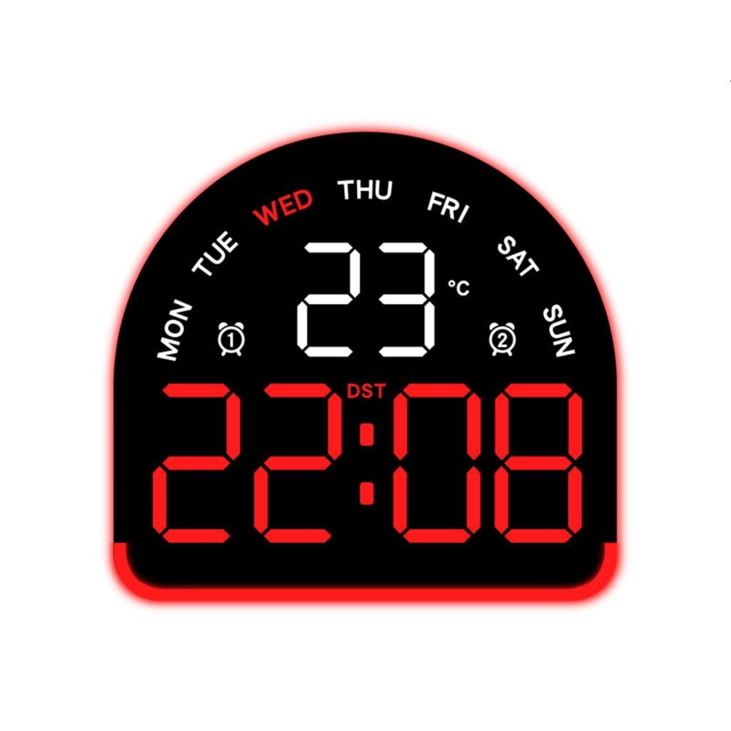 Osdhezcn Alarm Clocks for Bedroom Living Room Digital Clock LED Light ...