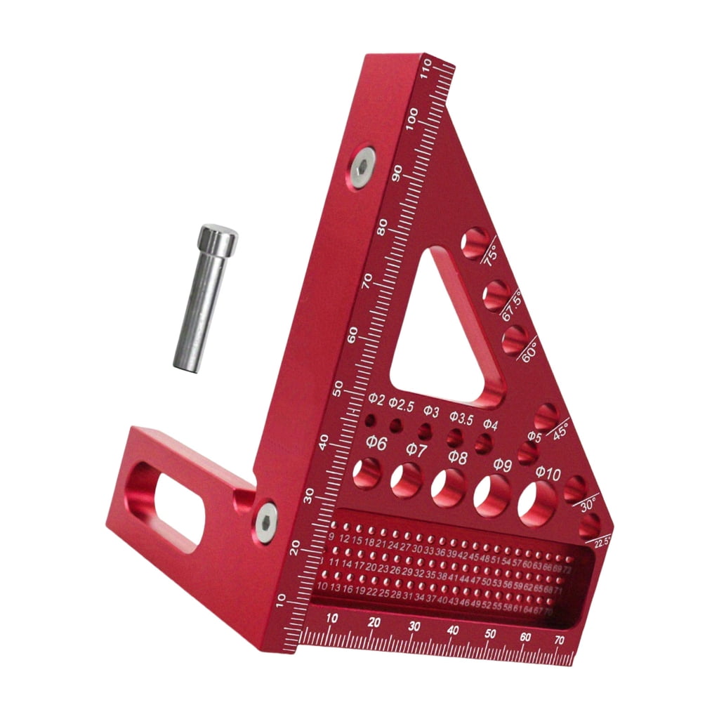 Osdhezcn Aluminum Triangular Protractors Measuring Tool Suitable for ...