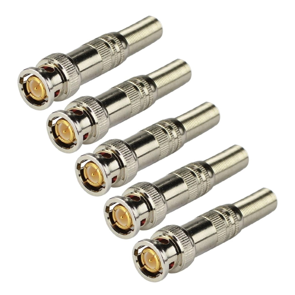Osdhezcn BNC Male Connector for CCTV Security Camera System Coax Cable ...