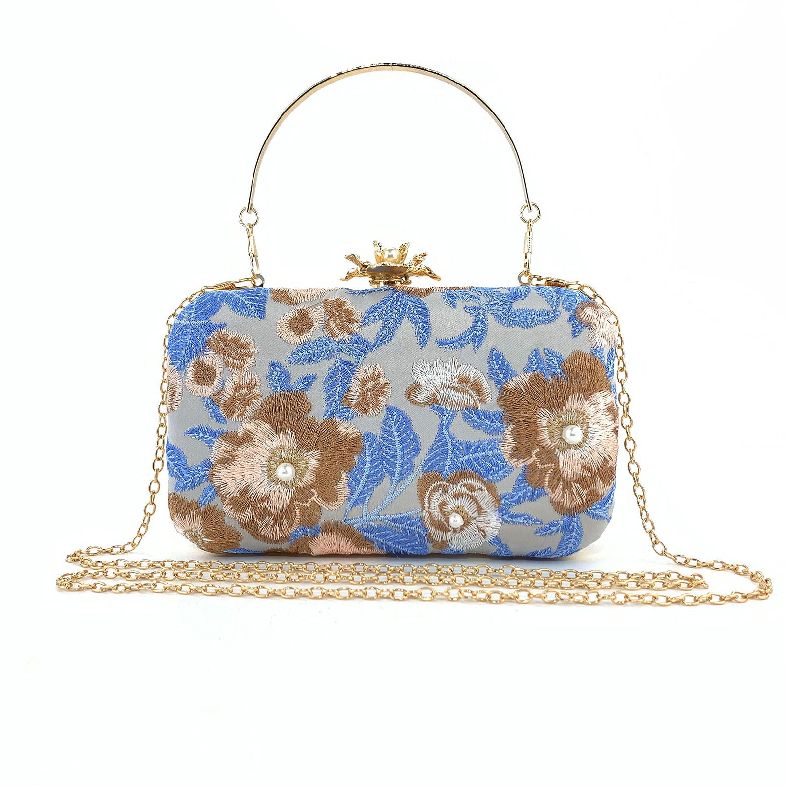 Osdhezcn Beautiful Handbag Clutch Embossed Embroidery Evening Bag for ...