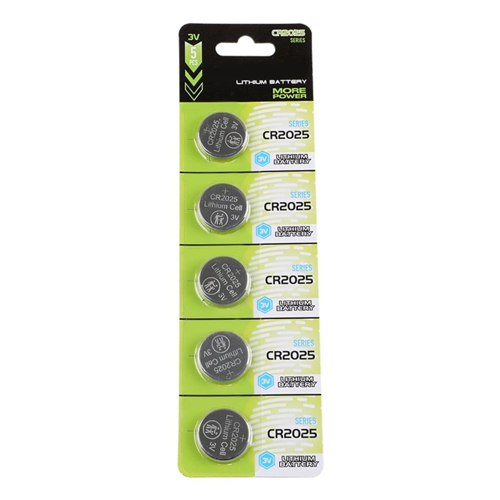 Osdhezcn CR2025 3V Button Cell Batteries Pack Of 5/10 Lightweight CR2025 Batteries For ...