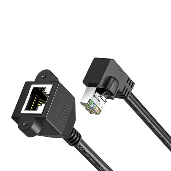 Osdhezcn Cat6 Ethernet Extender Cable 5 Angled Design FTP Shielded RJ45 ...