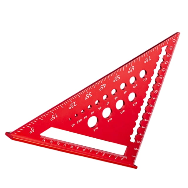 Osdhezcn Combination Square for Carpenter Tool Aluminum Triangles Ruler ...
