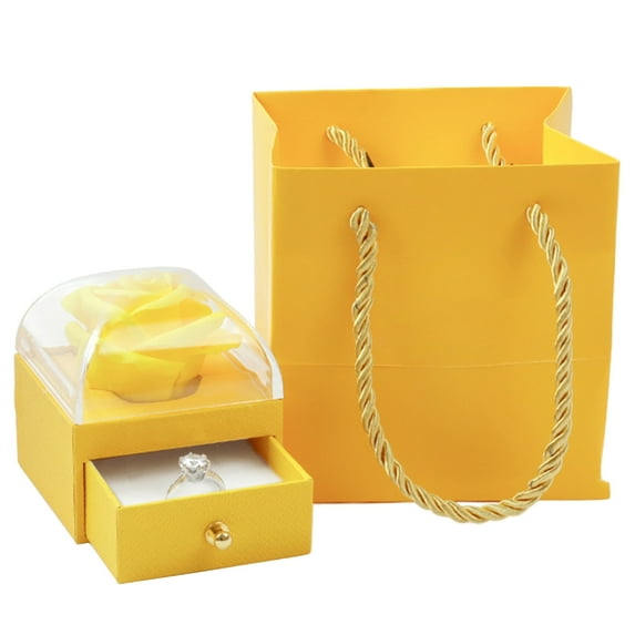 Osdhezcn Container for Accessories Rose Flower Drawer Box Convenient ...