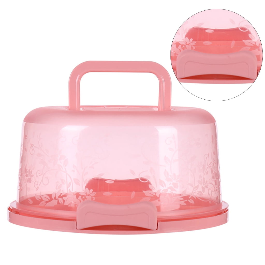 Osdhezcn Convenient Cake Holder with Handle Easy to Store and Carry ...