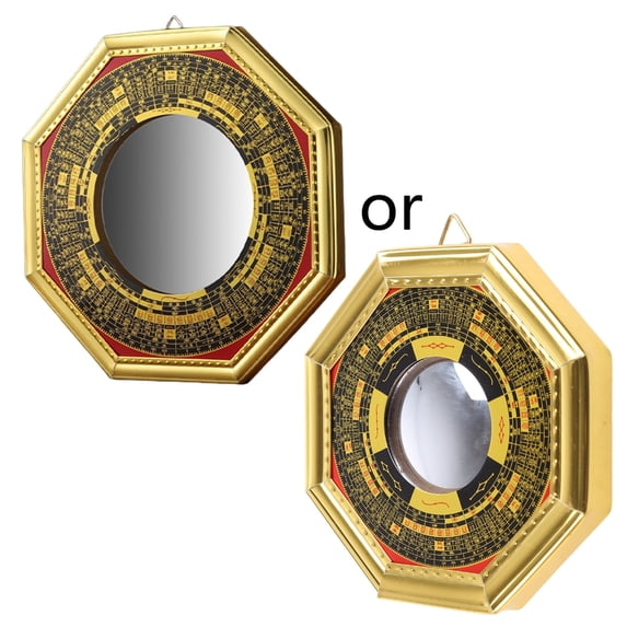 Osdhezcn Convex Concave Mirror Exorcism Charms Mirror for Protection ...