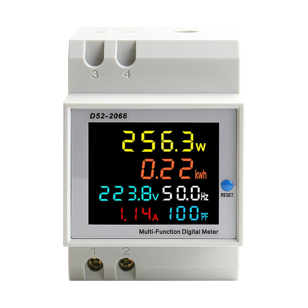 Osdhezcn DIN Rail Led Display Voltmeter Ammeter Built-in Transformer ...