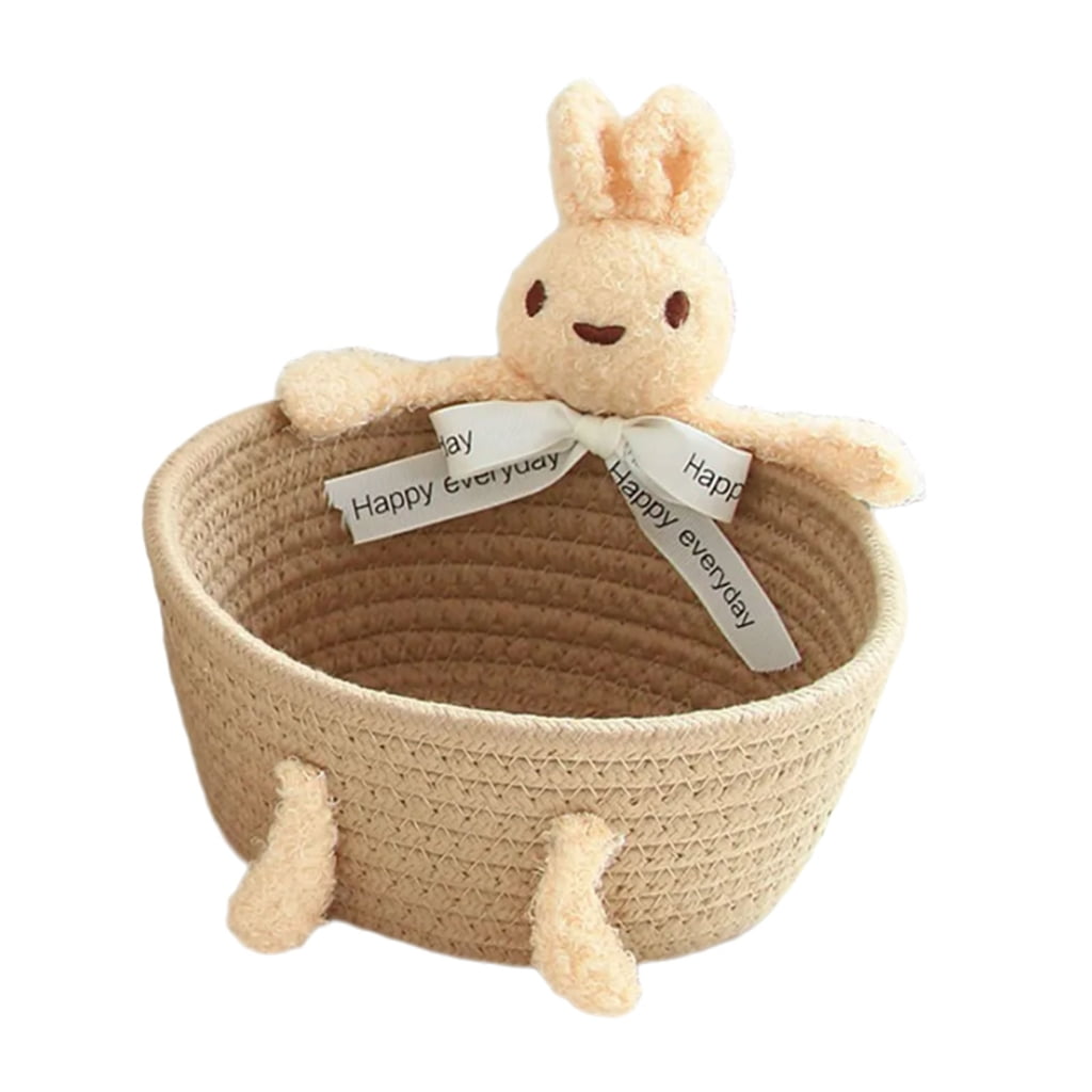 Osdhezcn Decorative Handwoven Organizers Box Practical Handcrafted Bear ...