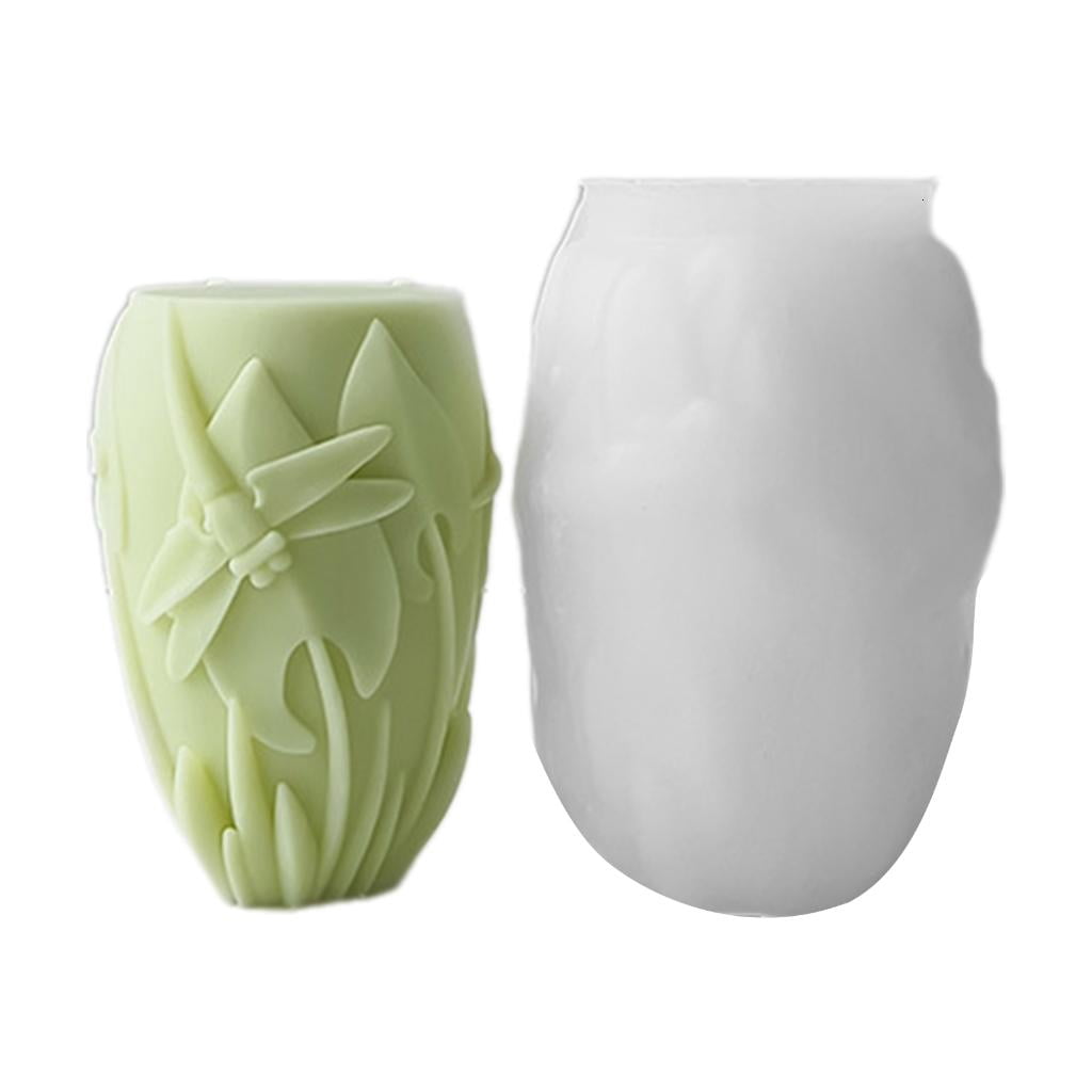 Osdhezcn Delicate Carving Column Shape Scented Candle and Plaster ...