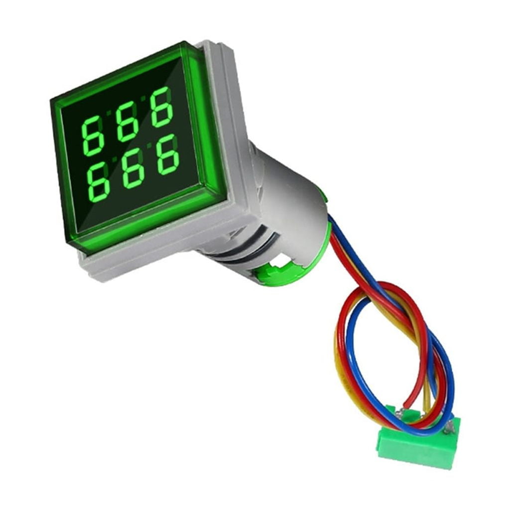 Osdhezcn Digital Display Counter 22mm Hole Mount Square Counter Meter 6 ...