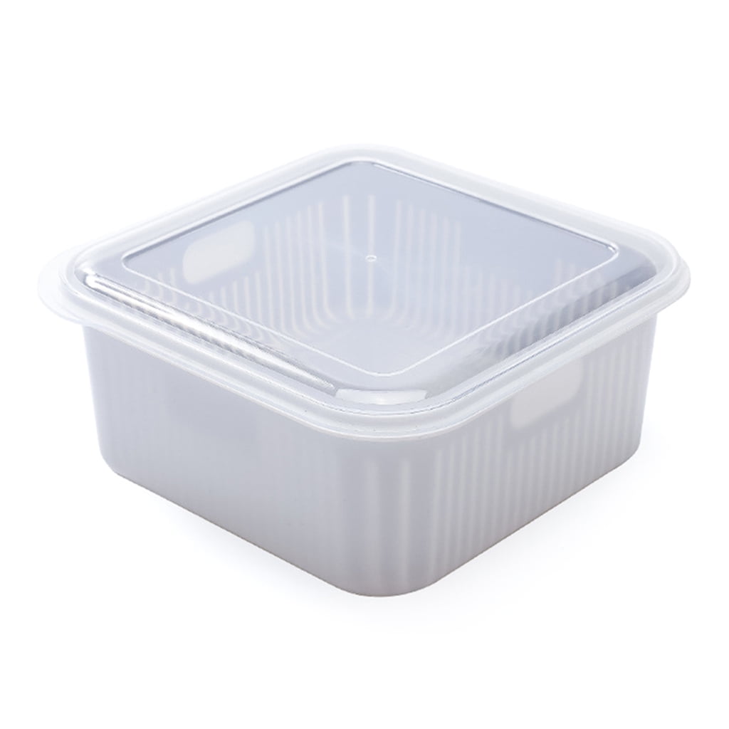 Osdhezcn Double Layer Food Storage Container Kitchen Refrigerator Fresh ...