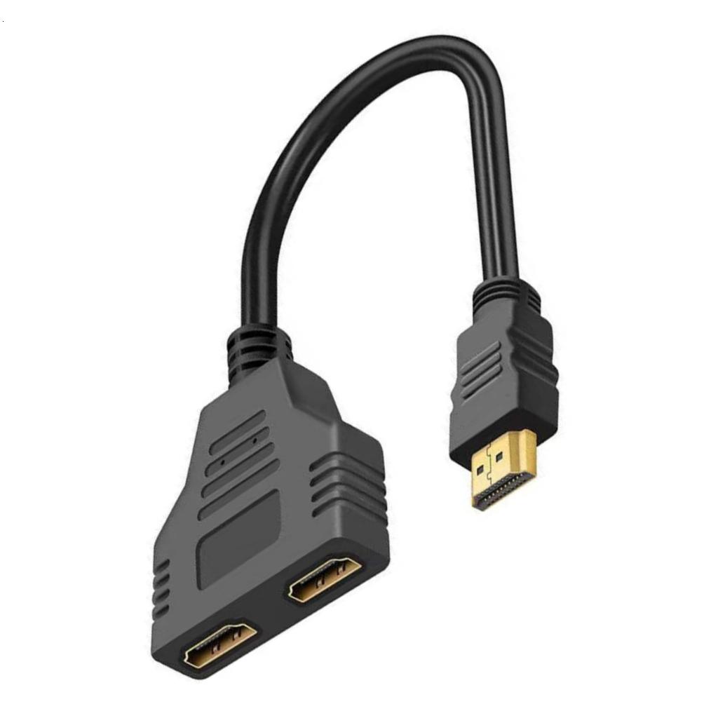 Osdhezcn Double Monitors HDTV Splitter 1 in 2 Out 1080P Sutiable for ...