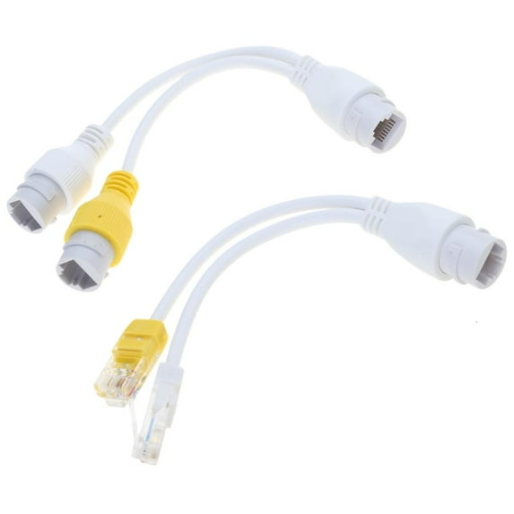 Osdhezcn Durability Ethernet PoE Splitter Combiner Run 2 IPCameras on 1 ...