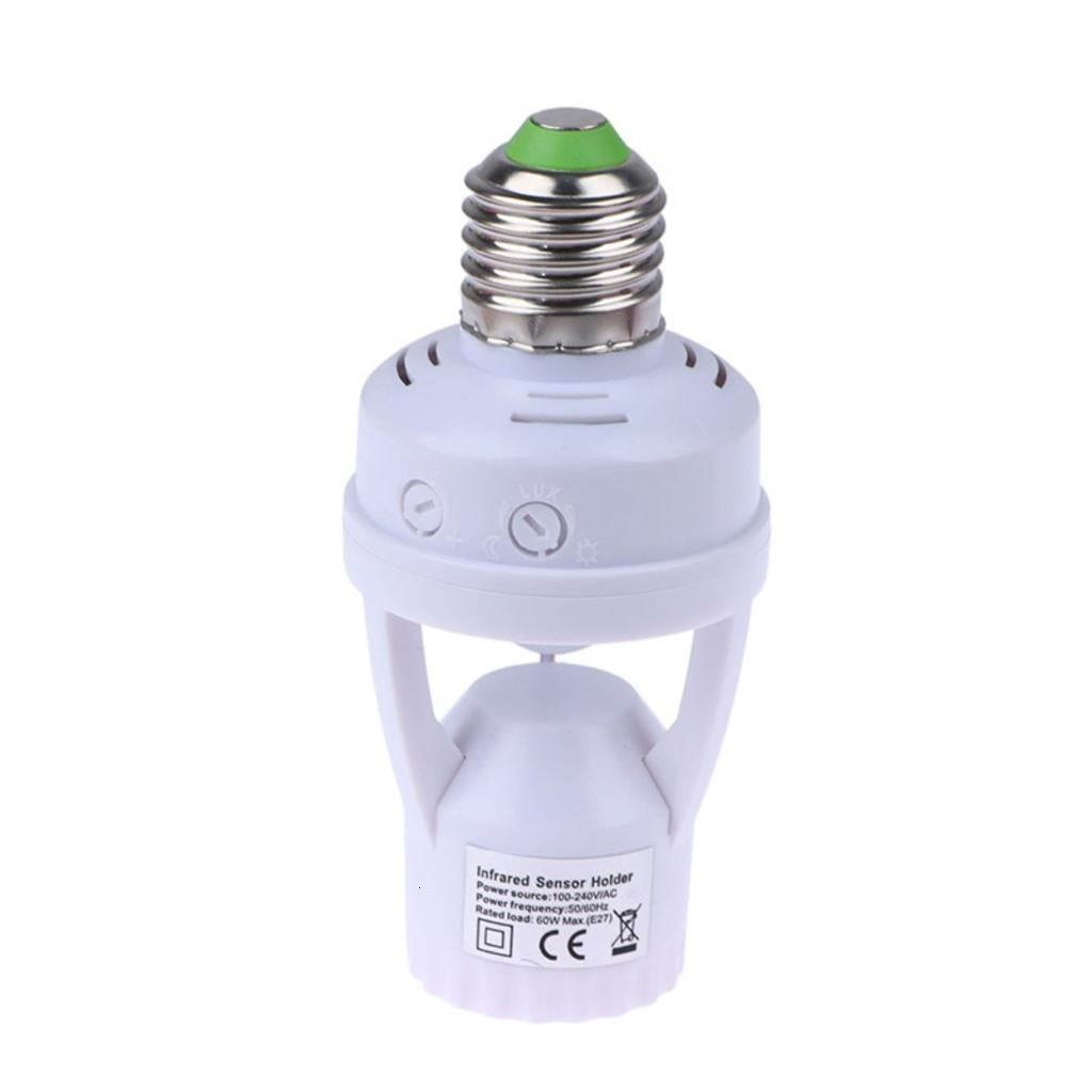 Osdhezcn E27 Induction Lamp Holder Motions Screw Bulb Adapter Motions ...