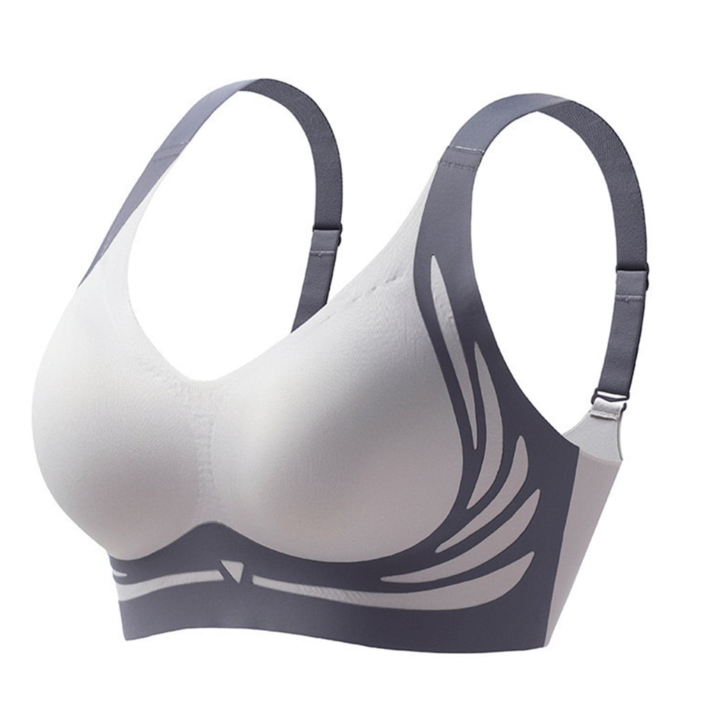 Osdhezcn Everyday Bras Wireless Push Up Seamless Bralette with Wide ...