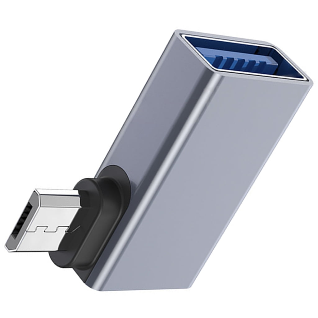 Osdhezcn Fast speed USB 2.0 to MicroUSB OTG Adapters 90° Angled For ...