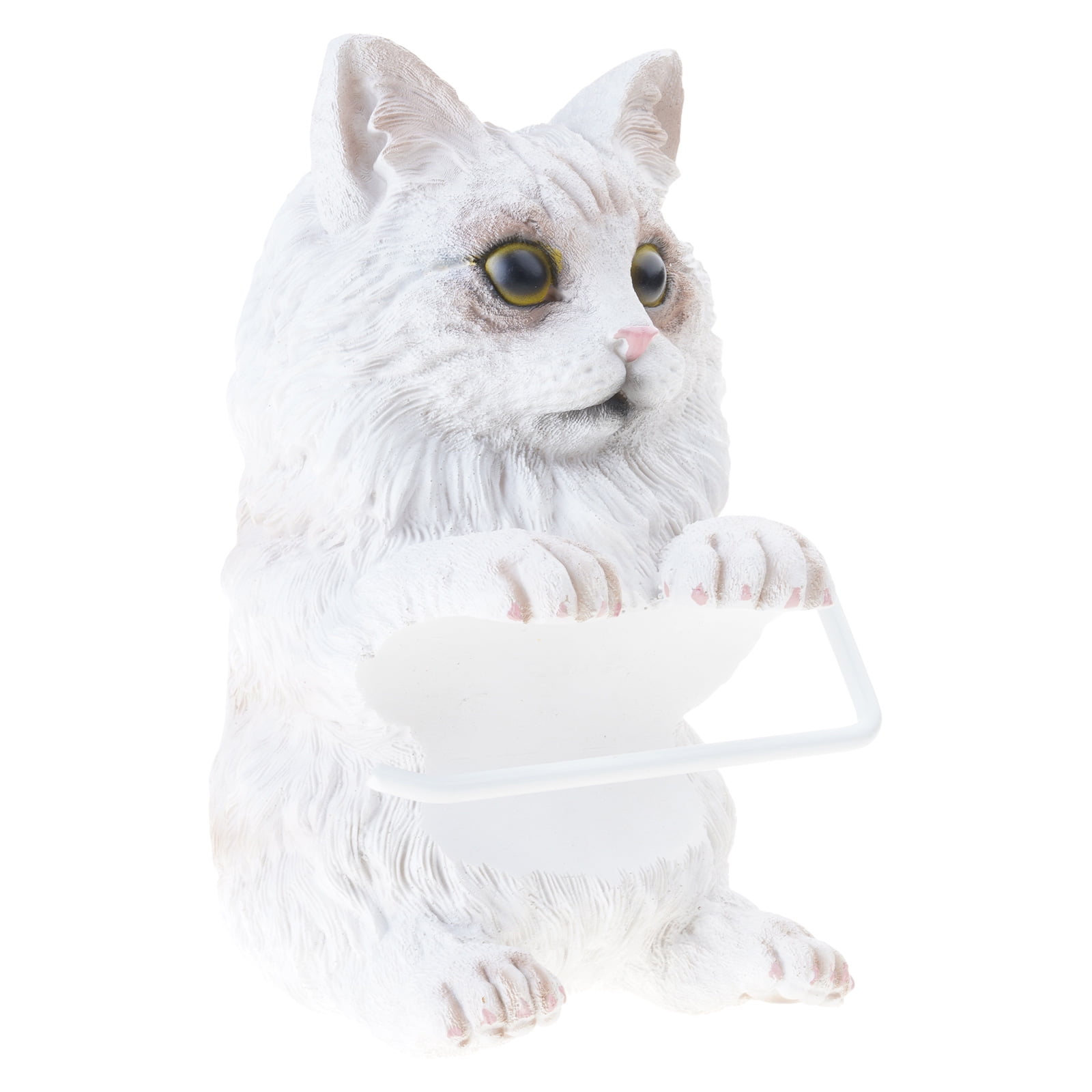 Osdhezcn Feline Wall Mounts Toilet Paper Holder Bathroom Storage ...