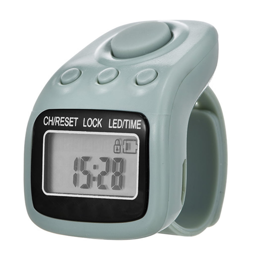 Osdhezcn Finger Counter 6 Digits Digital Tally Counter Clickers Tasbeeh Counter with Case ...
