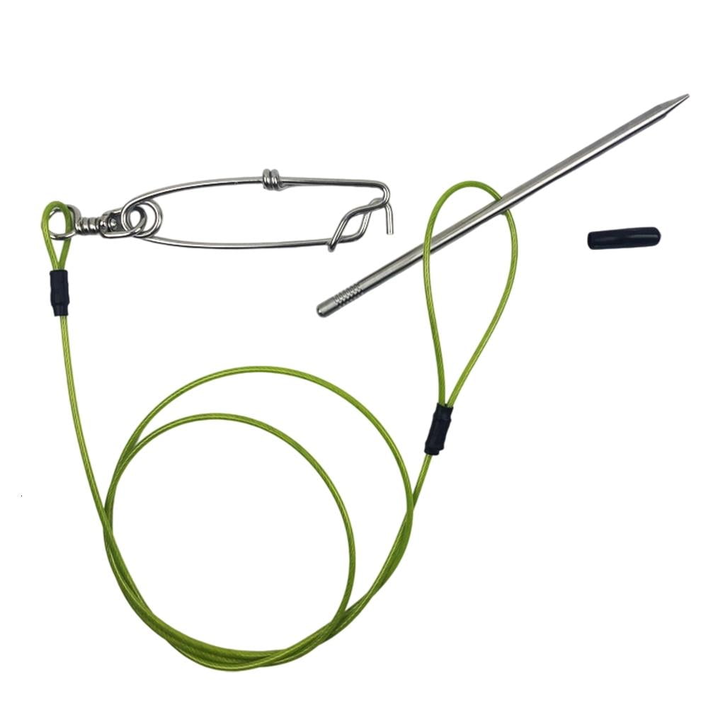 Osdhezcn Fish Stringer Stainless Cable Fishing Big Game Fish Needle ...