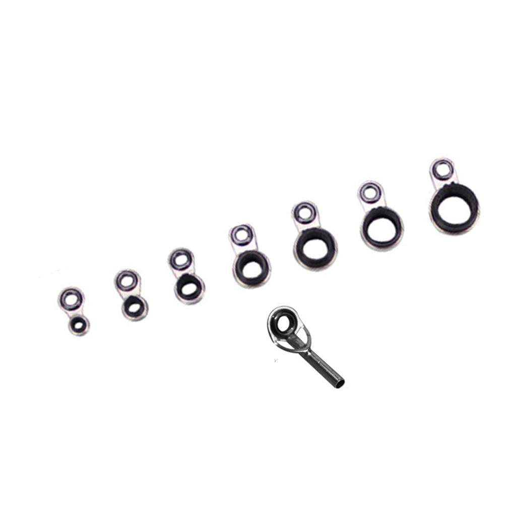 Osdhezcn Fishing Rod Guides Replacement Ceramic Fishing Rod Guide Rings ...