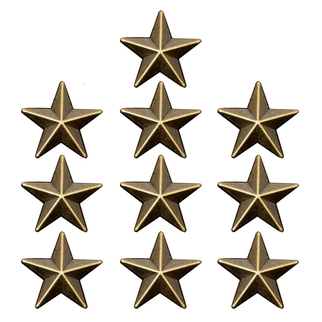 Osdhezcn Five-Pointed Star Lapel Pin Collar Corner Women Mens Pentagram ...