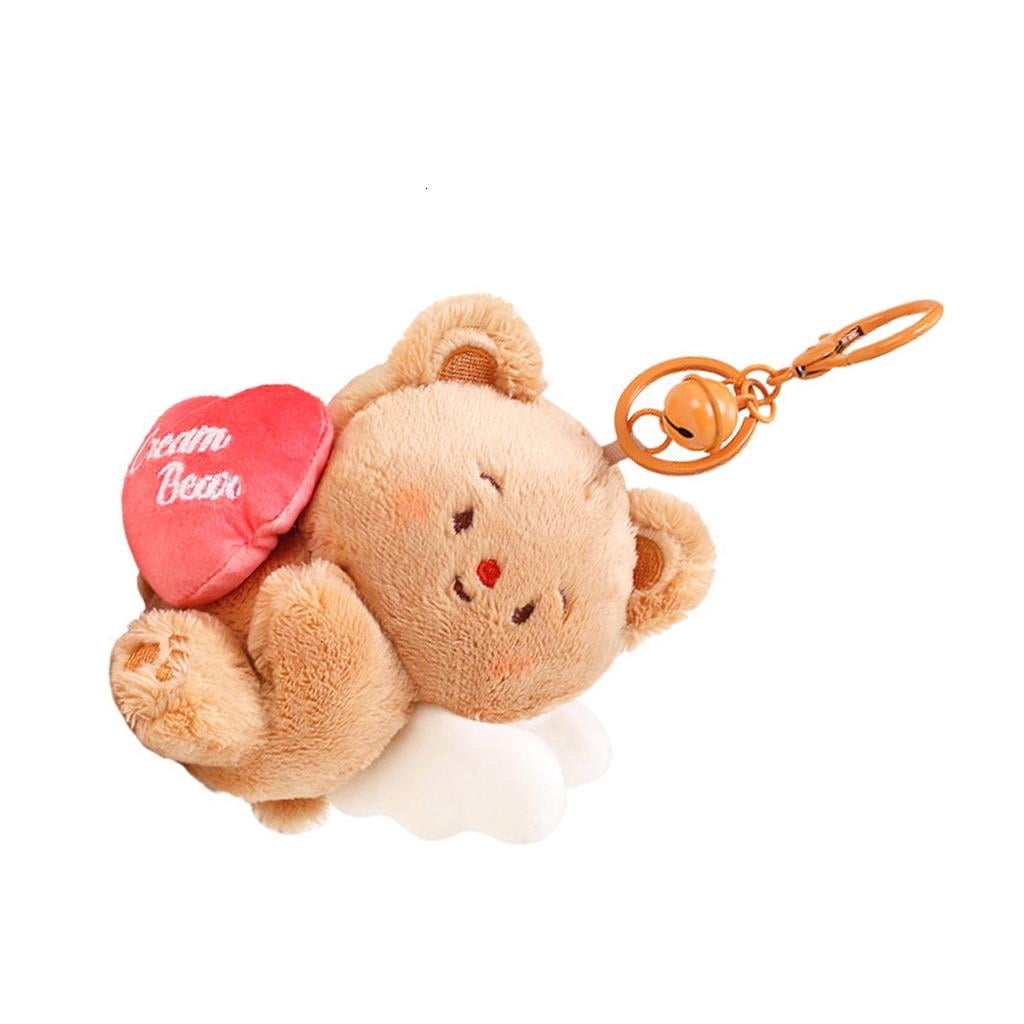 Osdhezcn Flexible Heart Bear Keychain Ornament Chic Keyring with ...