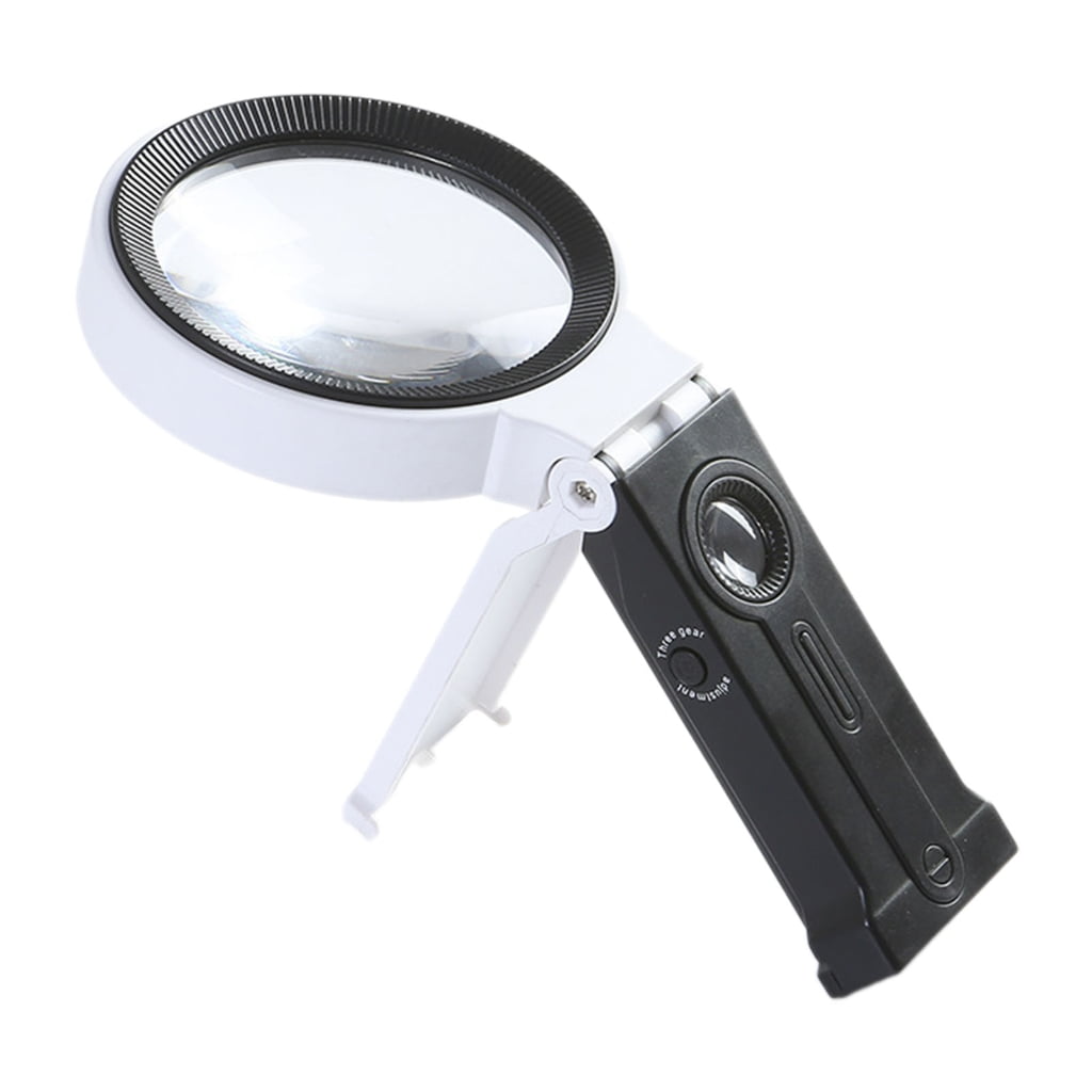 Osdhezcn Foldable LED Magnifying Glass illuminates Magnifier Magnifying ...