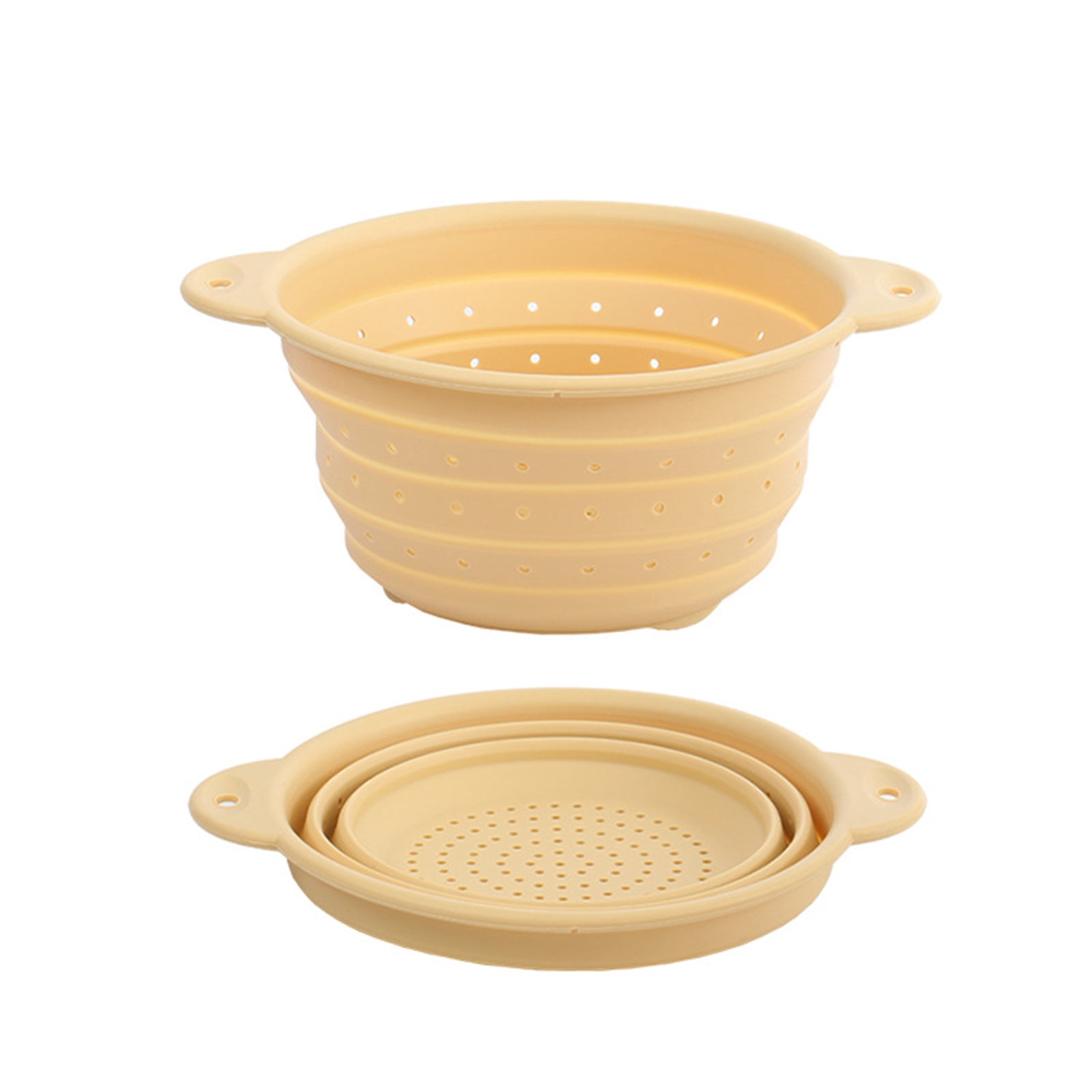 Osdhezcn Foldable Silicone Colander Fruit Vegetable Washing Basket ...
